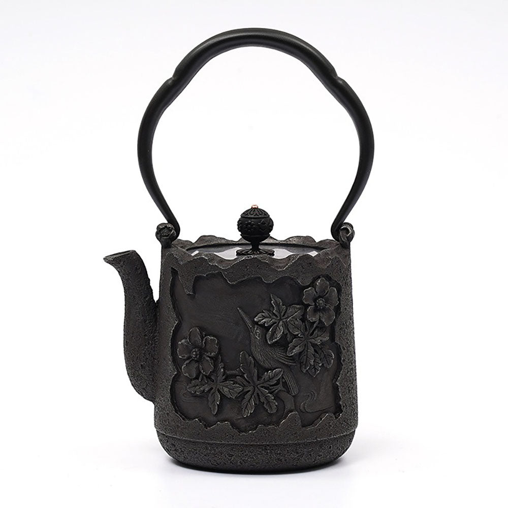 Japanese Magpie And Blossom Cast Iron Teapot – Jiangnan Sourcing